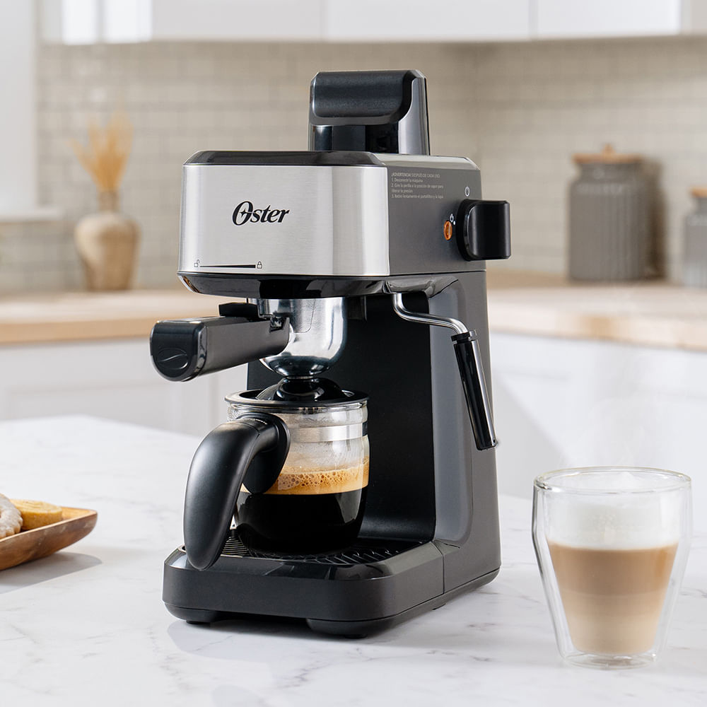 Oster® Cafetera, para Espresso y Cappuccino, Capacidad de 4 Tazas ...